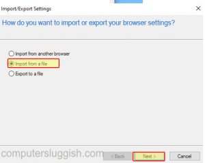 How To Export & Import Your Internet Explorer Bookmarks - ComputerSluggish
