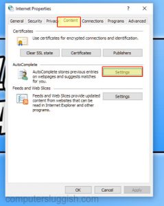 View Internet Explorer Passwords In Windows 10 - ComputerSluggish