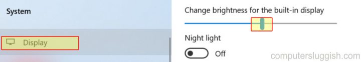 How To Change The Brightness Of Your Laptop Display In Windows 10 ...