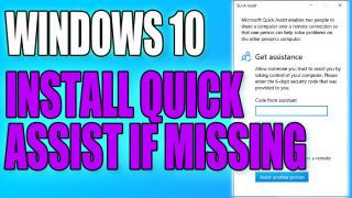 Windows 10 Quick Assist Missing From Start Menu - ComputerSluggish