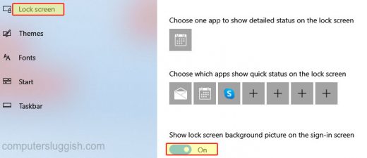 Fix Windows 10 Missing Lock Screen Picture - ComputerSluggish