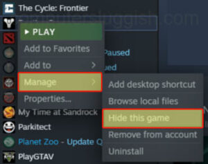 How To Hide Or Remove Games On Steam - ComputerSluggish
