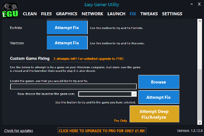Easy Gamer Utility - ComputerSluggish