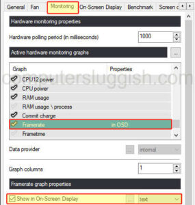 How To Enable FPS Counter In MSI Afterburner On Windows - ComputerSluggish