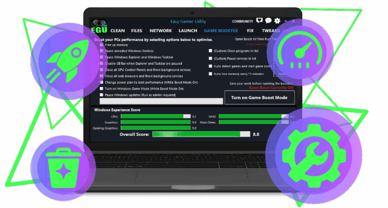 Easy Gamer Utility - ComputerSluggish