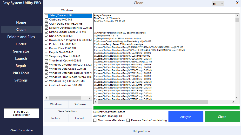 Easy System Utility Version 1.1.54 - Improved Interface & Usability ...